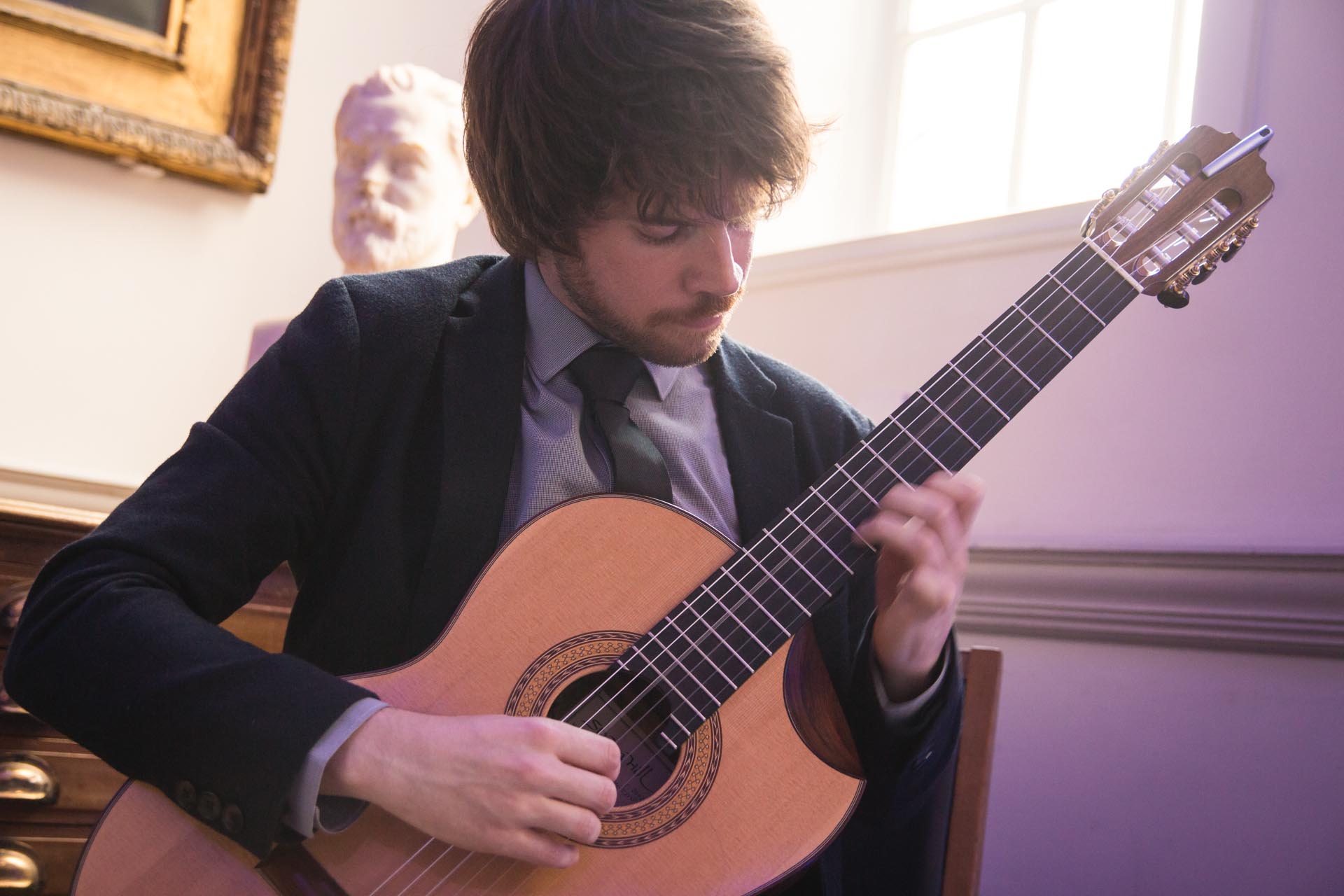 Finger tapping guitar at The Royal Geographic Society - Stormont London